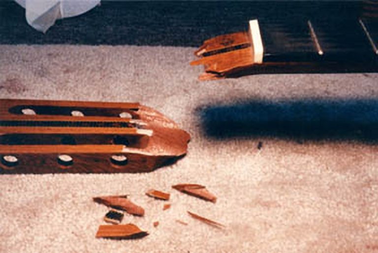 Repairing a head break with new parts | Shuriya Guitarcraft