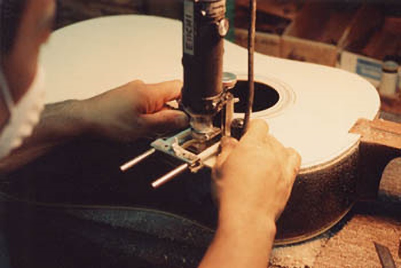 Installing new top, binding, and inlay on Martin D-45